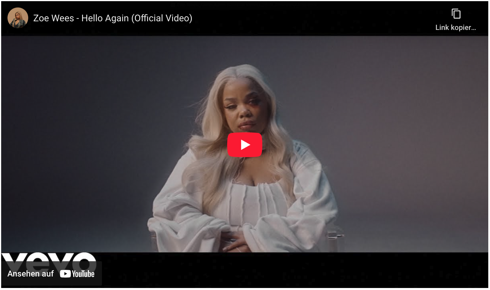 Zoe Wees erzählt in ihrer neuen Single „Hello Again“ vom ...