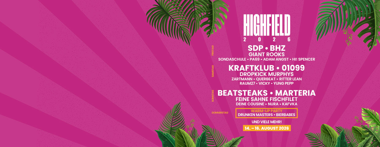 Highfield Festival - Termine & Tickets 2026