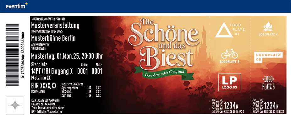 Die Schöne und das Biest - Das Deutsche Original - Termine & Tickets 2026