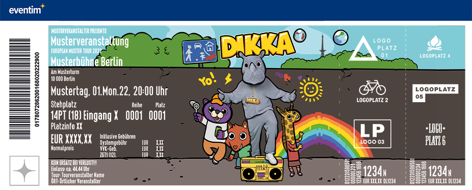 Jetzt Tickets für Dikka - Boom Schakkalakka Tour 2023 sichern » Eventim