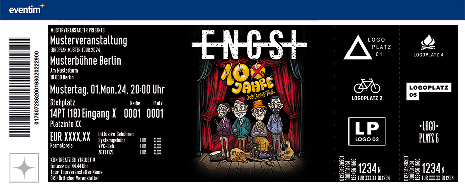Engst - Zum Ticketalarm anmelden