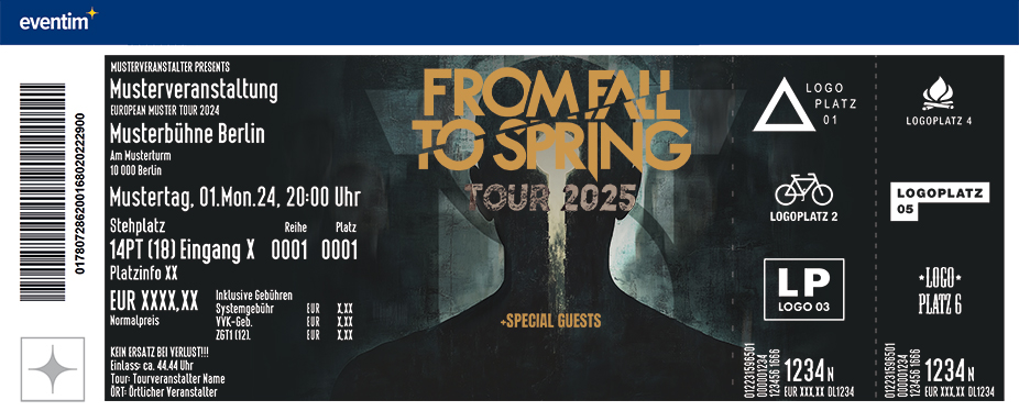 From Fall To Spring - Termine & Tickets 2025