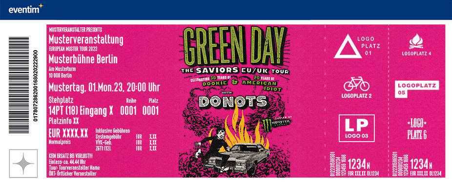 Green Day - Termine & Tickets - 2024