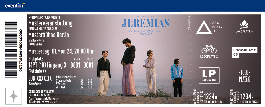 JEREMIAS - Termine & Tickets 2025
