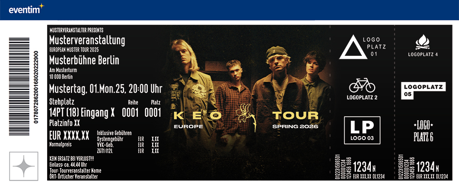 Keo - Termine & Tickets 2026