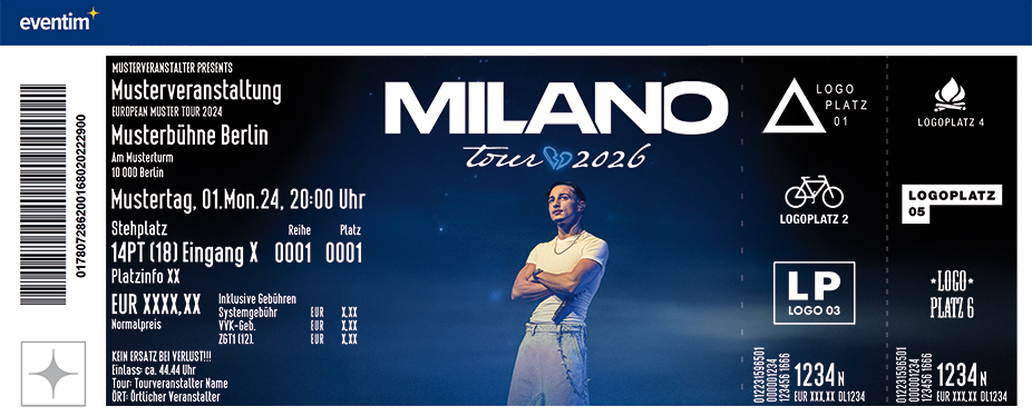 Milano - Tour 2026 - Infos & Termine