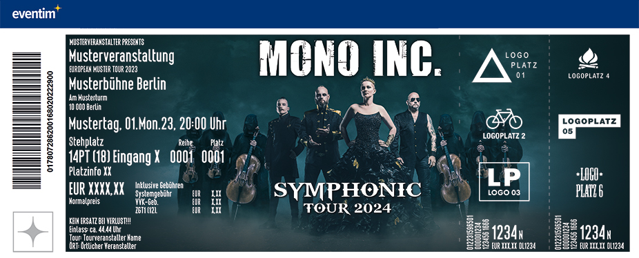 Jetzt Tickets für Mono Inc. - Symphonic Tour 2024 sichern » Eventim