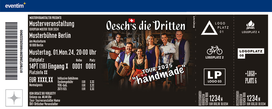 Oesch's die Dritten - Händmade Tour 2025 - Infos & Termine