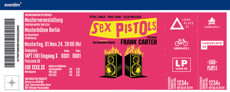 Sex Pistols Termine And Tickets 2025