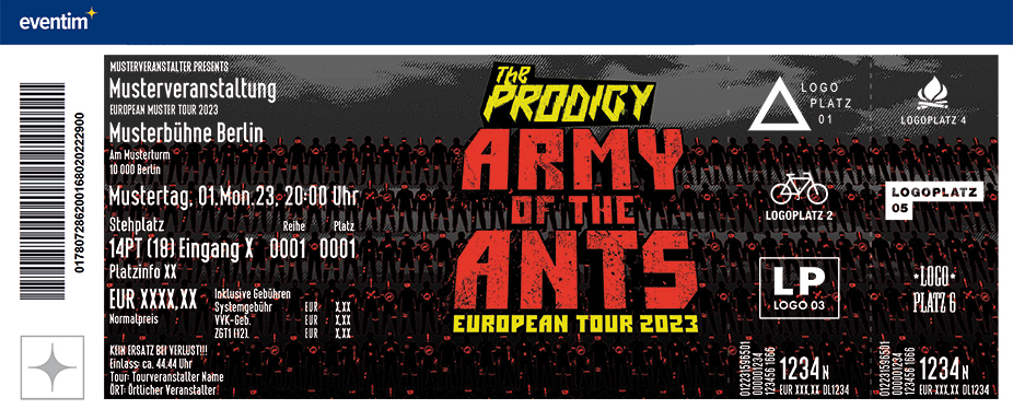 The Prodigy Tickets 2023 - Karten jetzt zu Top-Preisen bestellen » Eventim