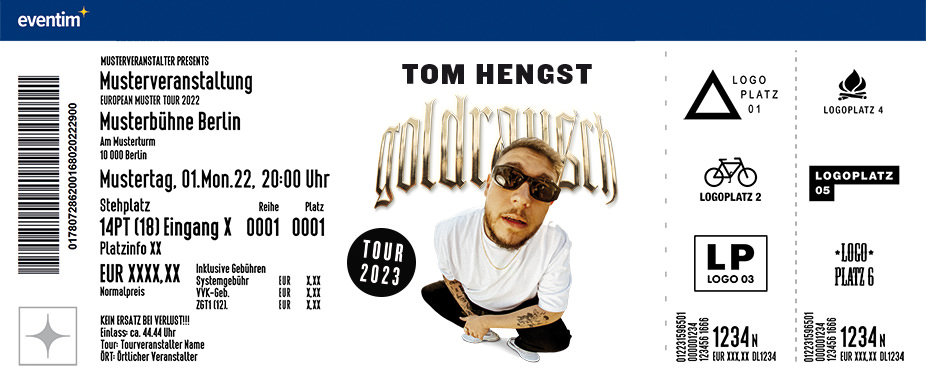 Jetzt Tickets für Tom Hengst - Goldrausch Tour 2022 sichern » Eventim