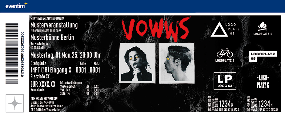 VOWWS in BERLIN 14.02.2026 20:00 Uhr