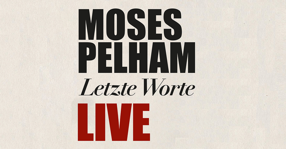 Moses Pelham - Termine & Tickets 2024