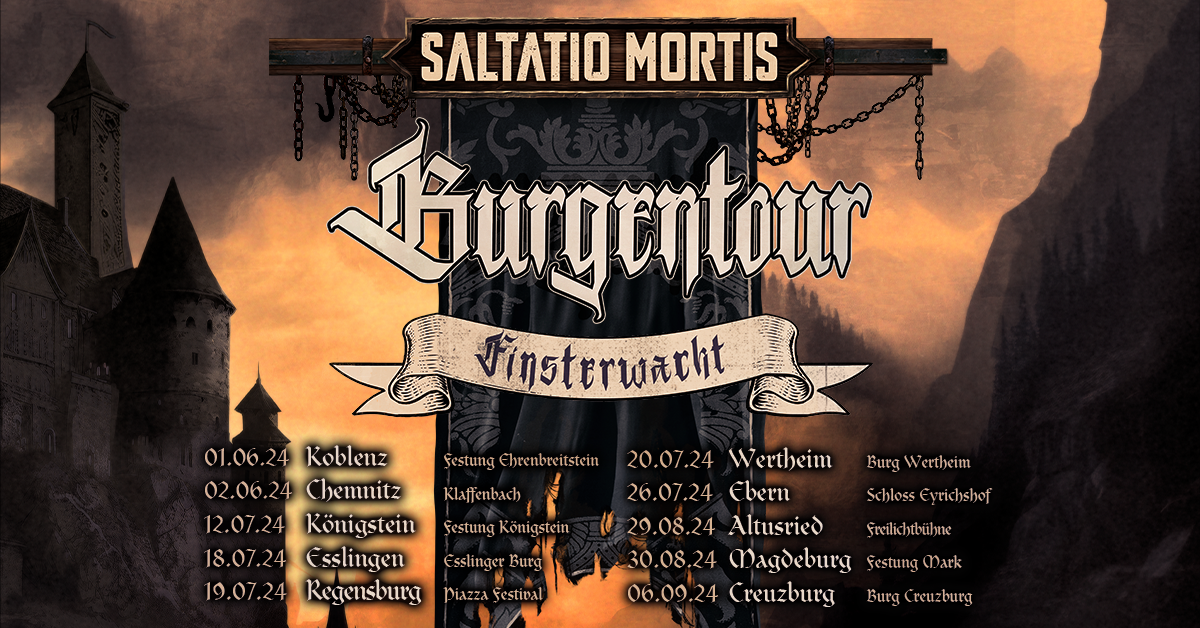 Saltatio Mortis - Burgentour - Finsterwacht - Infos & Termine