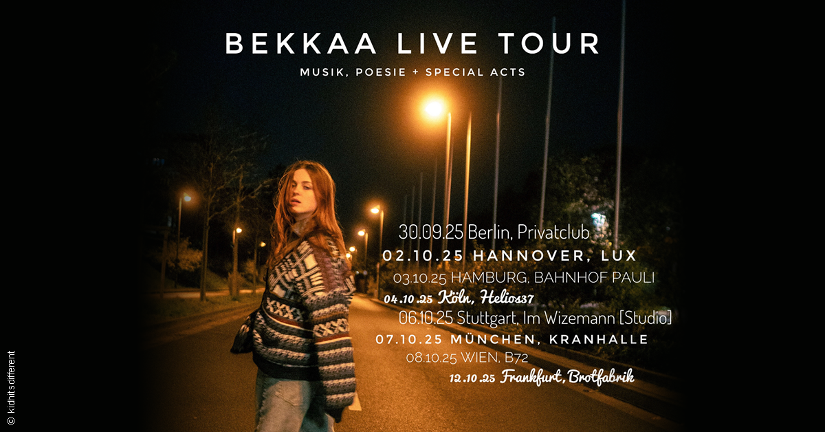 BEKKAA - Termine & Tickets 2025